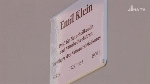 Ehrentafel für Emil Klein enthüllt - Jena TV - Sehen, was bewegt.