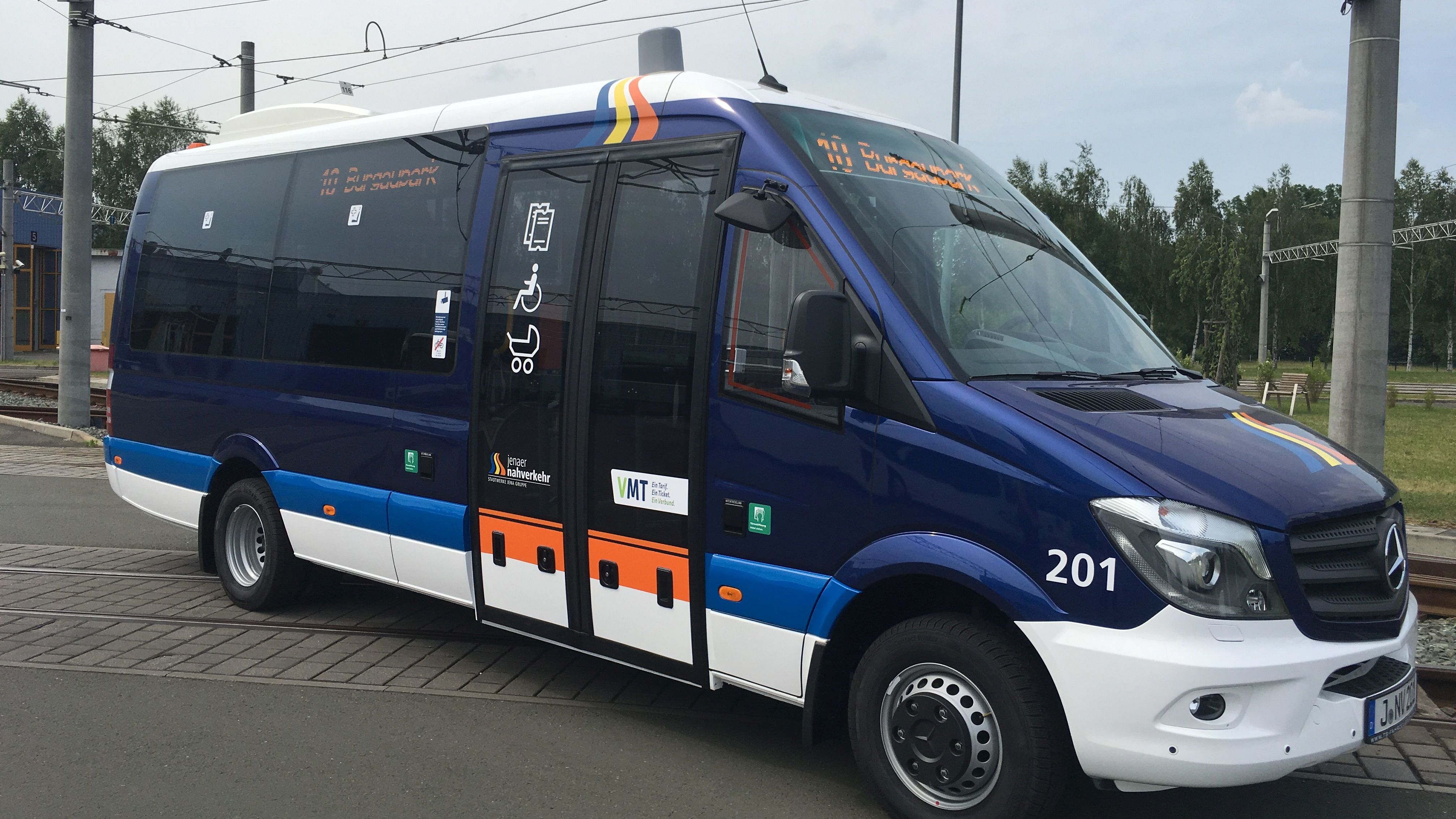 Erster Kleinbus im Jenaer Liniennetz unterwegs - Jena TV - Sehen, was ...