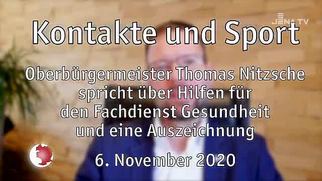Video-Botschaft: Oberbürgermeister Thomas Nitzsche spricht u.a. über ...