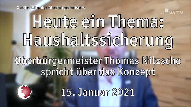 Botschaft: Oberbürgermeister Thomas Nitzsche blickt auf die Woche und ...