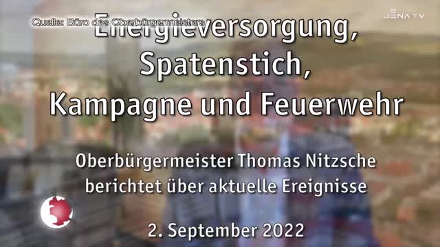 Gute Kommunikation: Oberbürgermeister Thomas Nitzsche spricht u.a. über ...