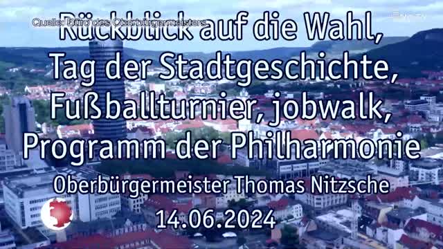 OB-Video – Oberbürgermeister Thomas Nitzsche blickt auf die vergangene ...